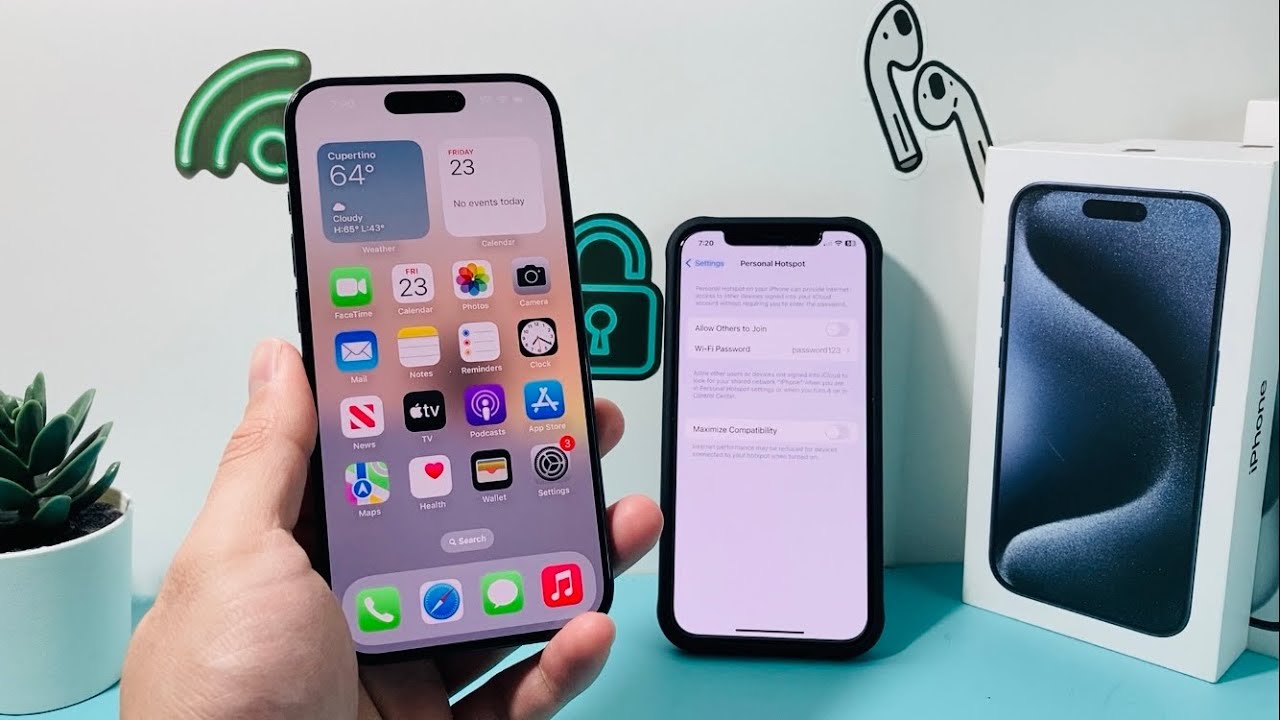 How to Use Personal Hotspot Internet on iPhone - YouTube