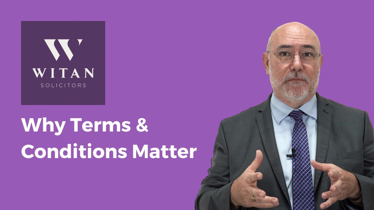 Why Terms and Conditions Matter - Contract Law - YouTube