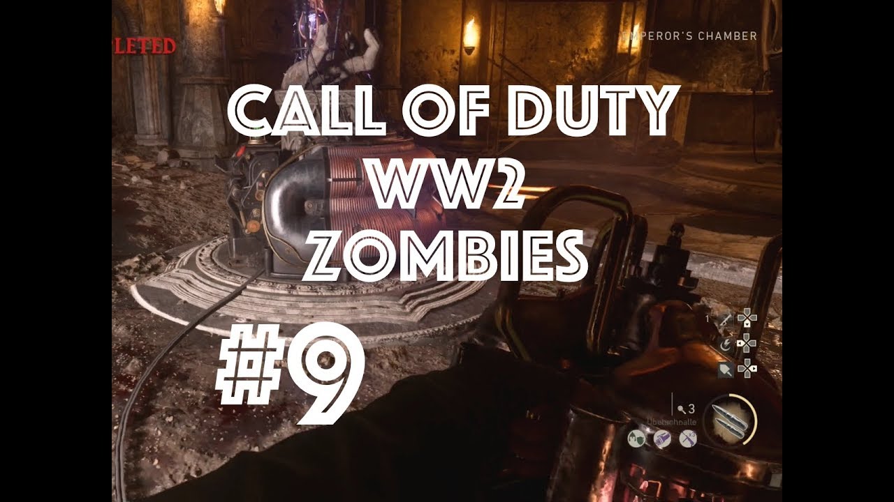 Call of Duty: WW2 - Nazi Zombies (Wave 23, Left Hand of God) Ep.9 - YouTube