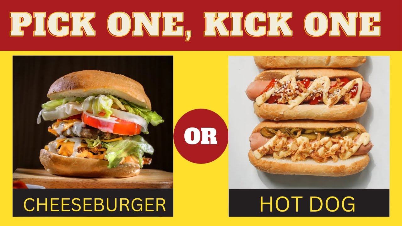 Pick One, Kick One Food and Drink Edition | Hardest Choices - YouTube