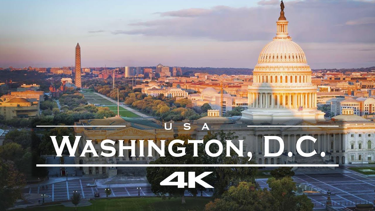Washington DC - USA 🇺🇸 - by drone [4K] - YouTube