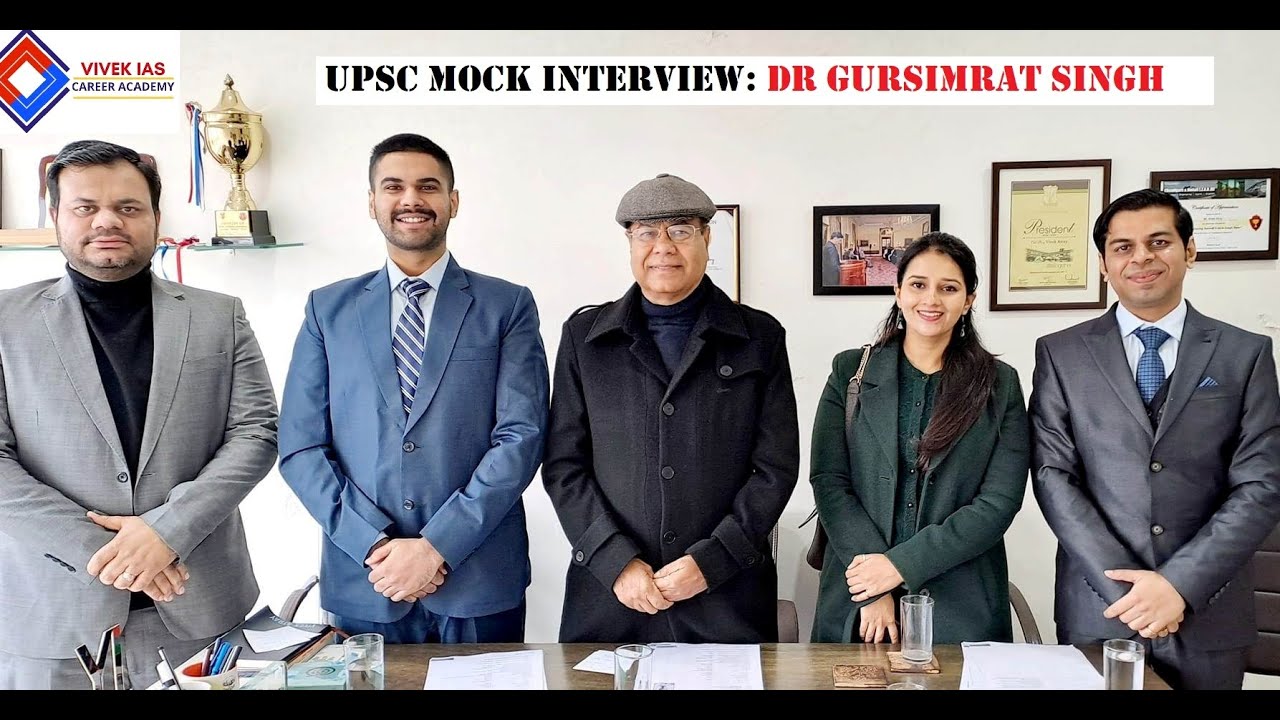 UPSC Mock Interview: Dr Gursimrat Singh (AIR 867 UPSC CSE 2023) - YouTube