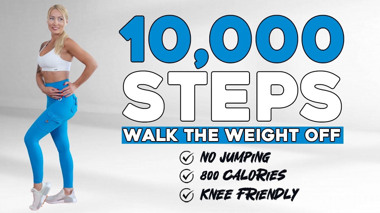10000 STEPS WALKING WORKOUT | 10K Steps Challenge! 1 Hour Fat Burning ...