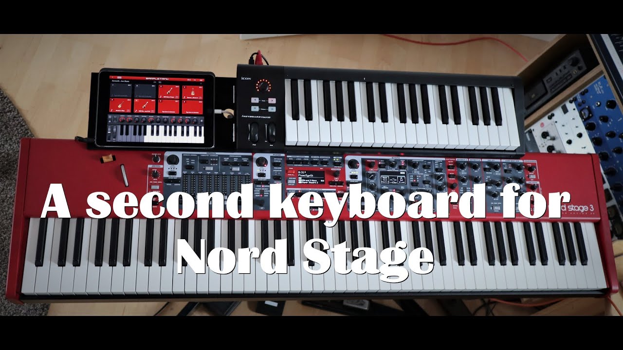 A second keyboard for Nord Stage! - YouTube