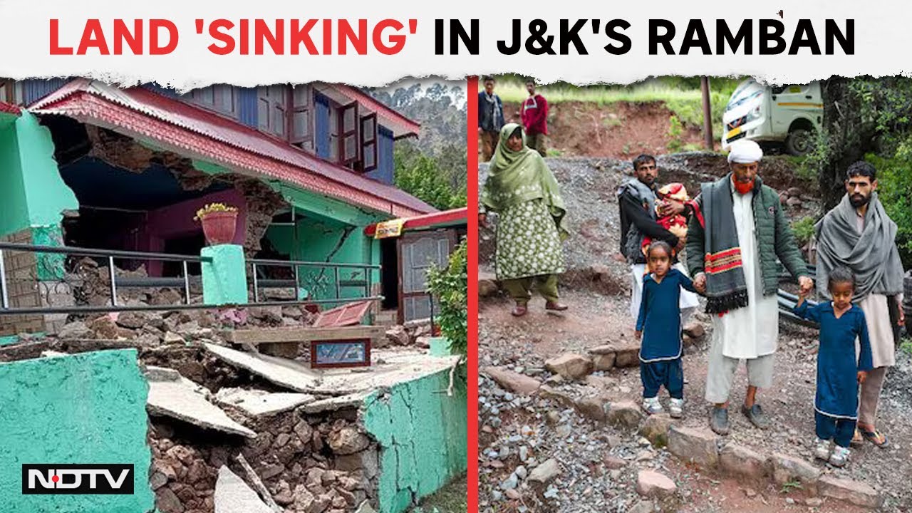 Jammu And Kashmir | 500 Relocated To Safer Places Amid Land 'Sinking ...