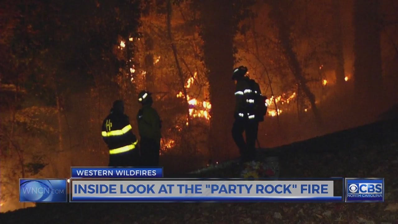 Lake Lure Wildfire Damage Helene In NC | In Rutherford County, Chimney