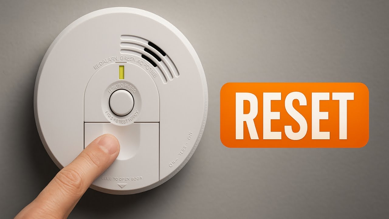 How To Reset A Kidde Smoke Alarm - YouTube