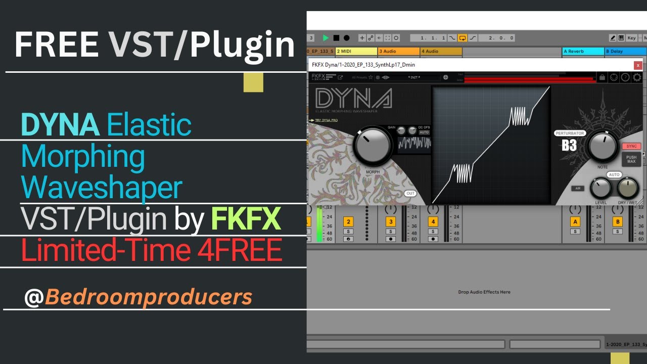DYNA - Elastic Morphing Waveshaper VST/Plugin by FKFX (Limited-Time ...