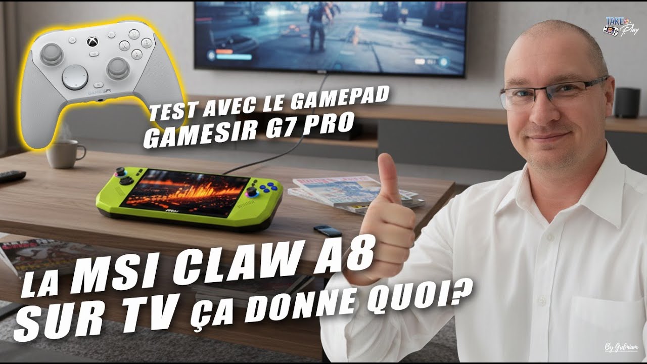 Gamesir G7 Pro: Super avec la MSI Claw A8 en mode "docker" - YouTube