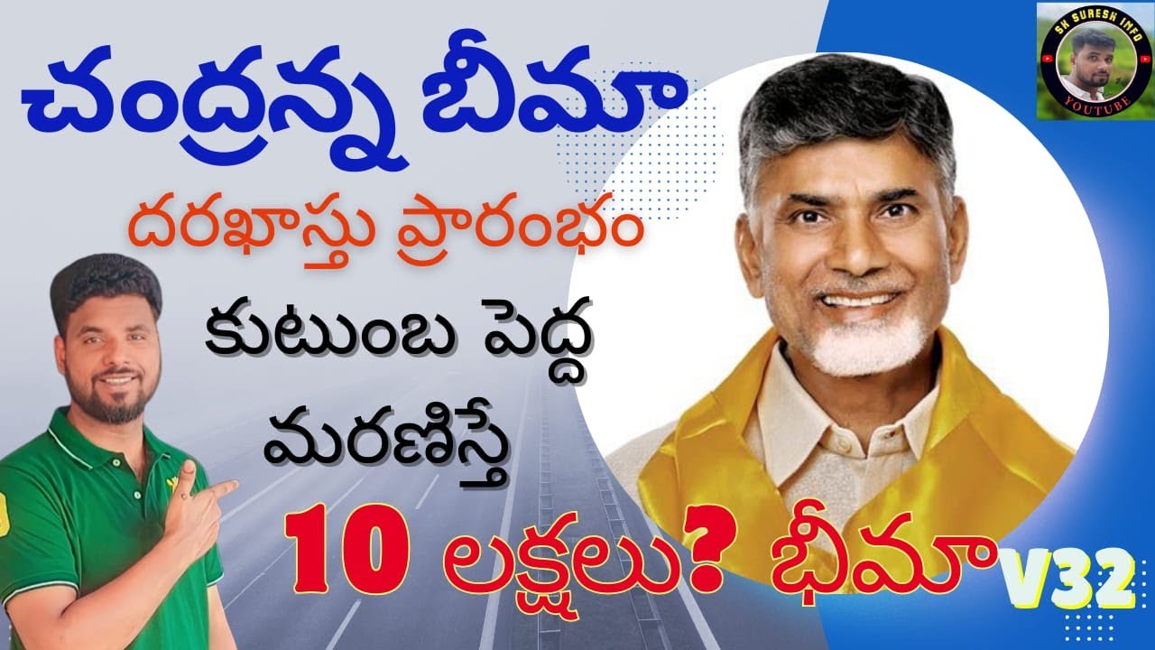 Chandranna Bima Application Open // చంద్రన్న బీమా 2024 దరఖాస్తు ప్రారంభం @sksureshinfo - YouTube