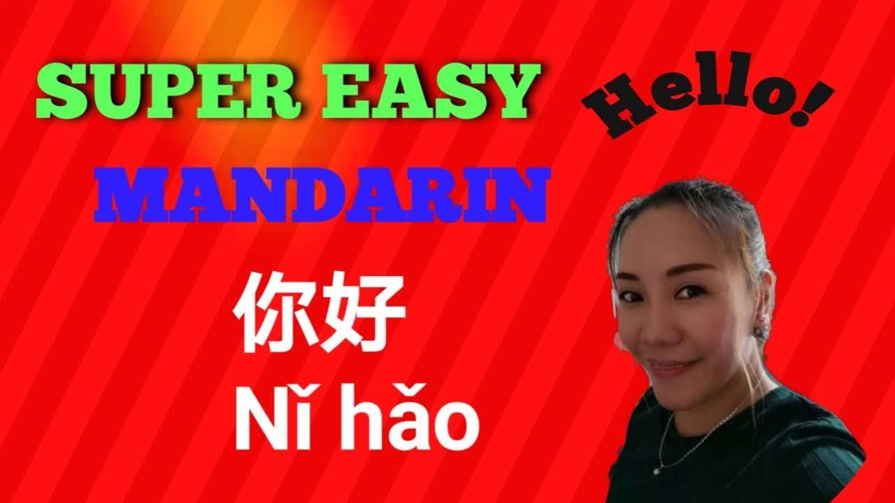 How To Say Hello In Chinese - SUPER EASY MANDARIN for BEGINNERS - YouTube