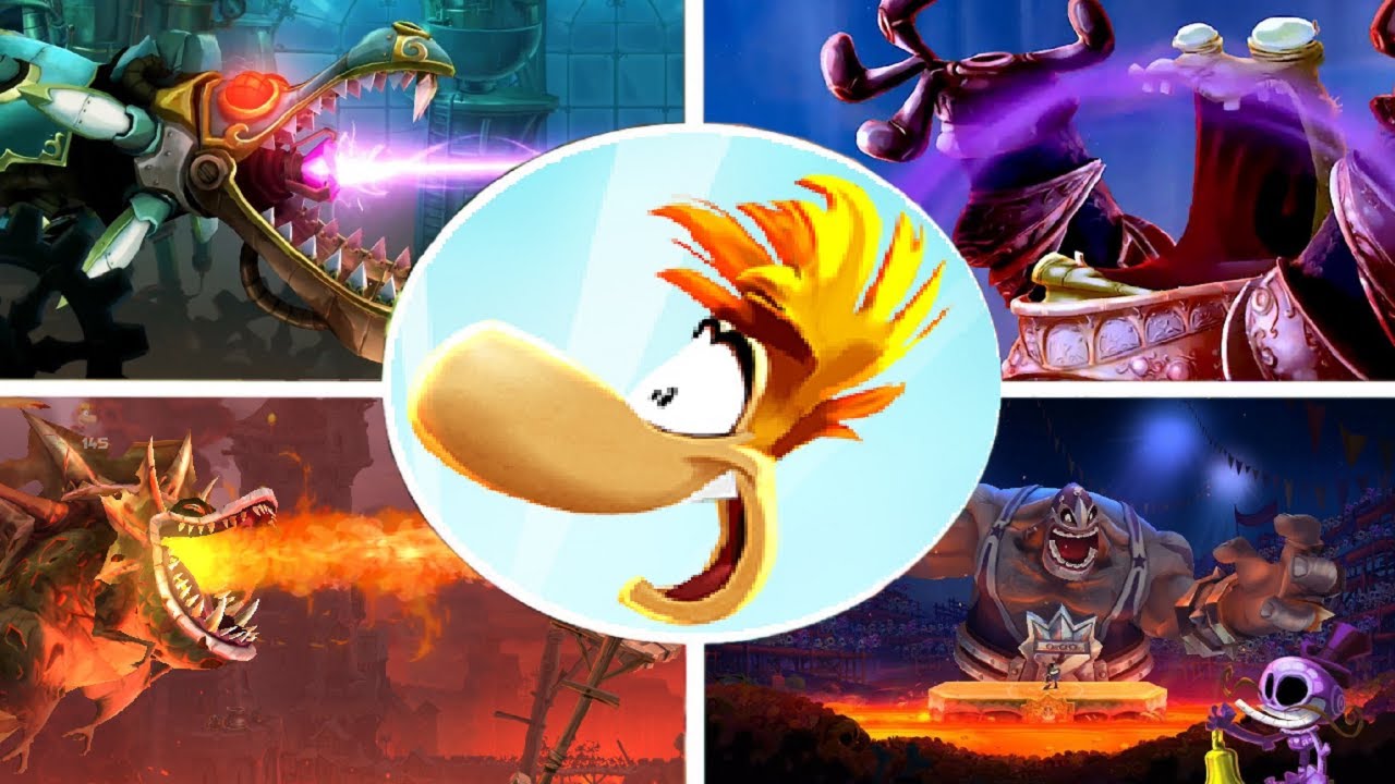 all bosses rayman legends (rayomz) - YouTube
