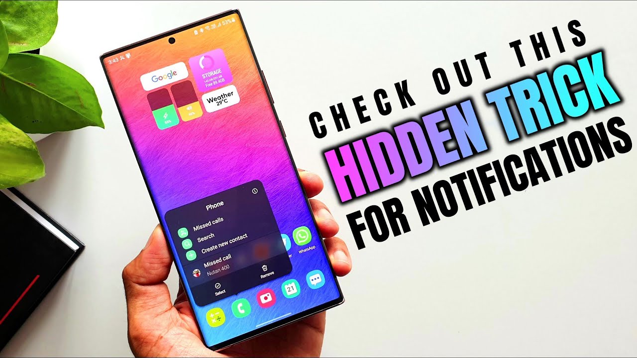 Check out this notification tip on Samsung Phones - One UI 4.0, 3.1 ...