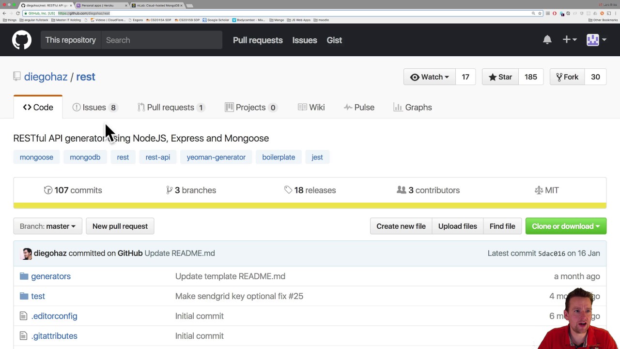 Create A Rest Api For The Angular2 Courseplanner Youtube 8845