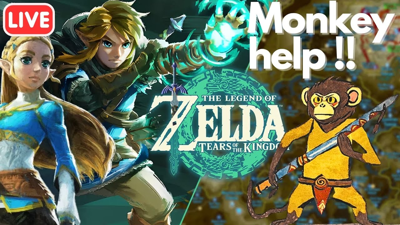 🔴Live | Monkey will save Zelda🐵 ️ | 210 subs ? #totk #live - YouTube