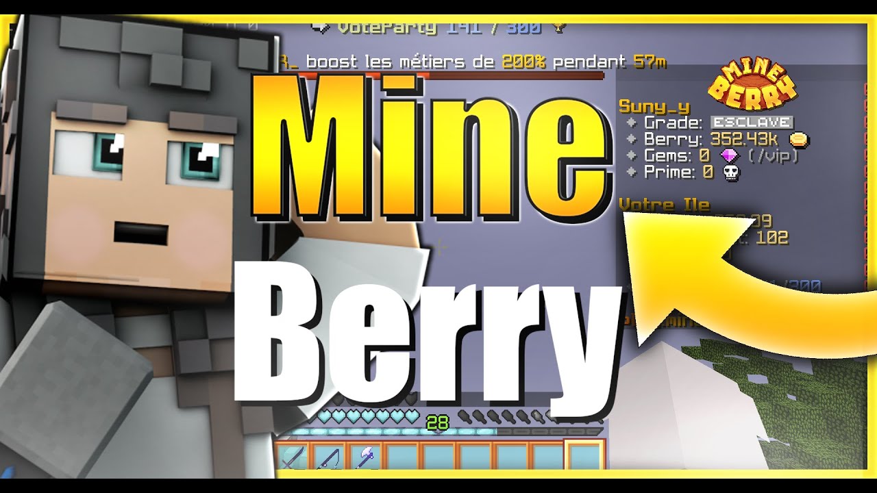 Meilleur serveur Minecraft OnePiece - MineBerry - YouTube