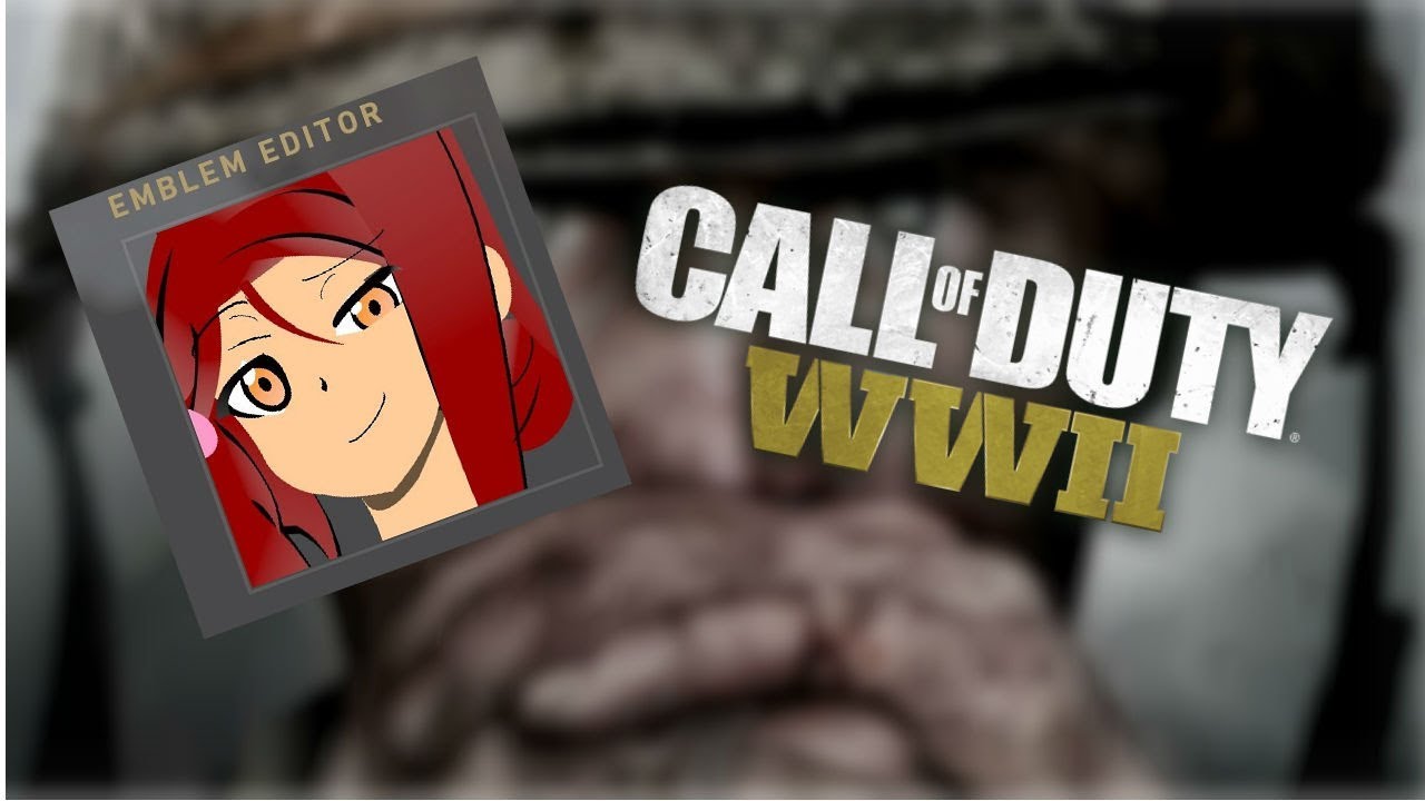 COD WW2 | Anime Girl Emblem Tutorial - YouTube