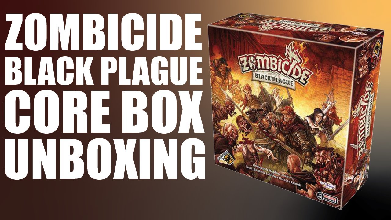 Unboxing | Zombicide: Black Plague | CMON Games - YouTube