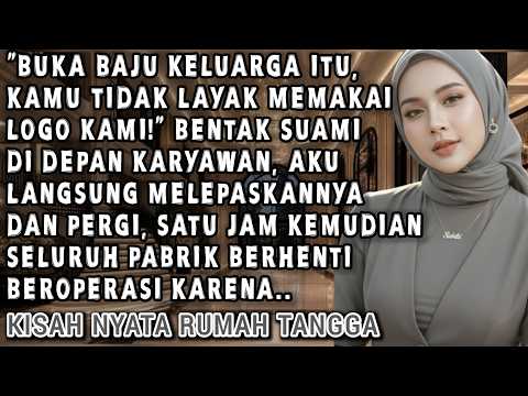 LEPAS SERAGAM PERUSAHAAN KU ! BENTAK SUAMI, AKU LANGSUNG PERGI, 1 JAM KEMUDIAN SELURUH PABRIK MACET