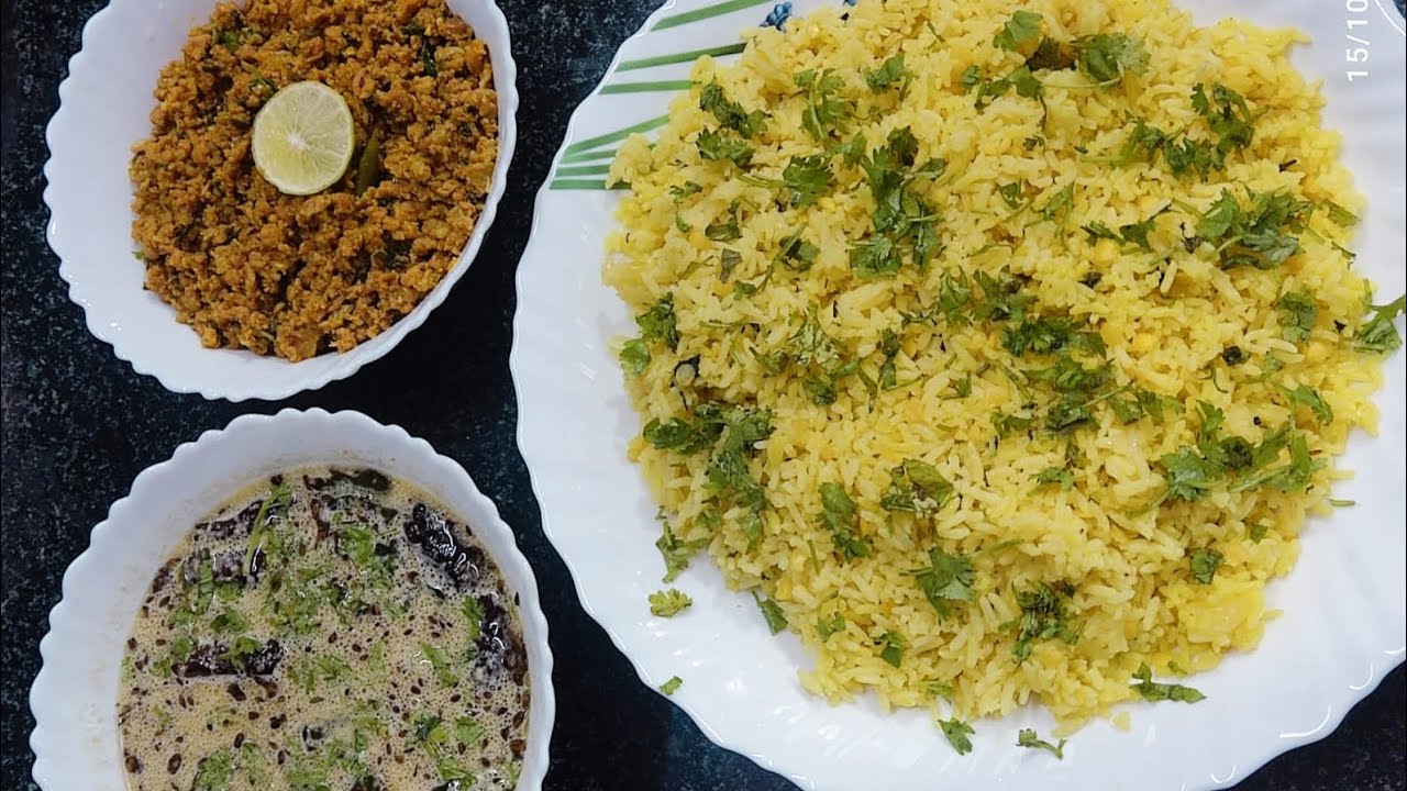 Hyderabadi Combo Breakfast || khichdi , kheema, khatta || Recipe😊 - YouTube