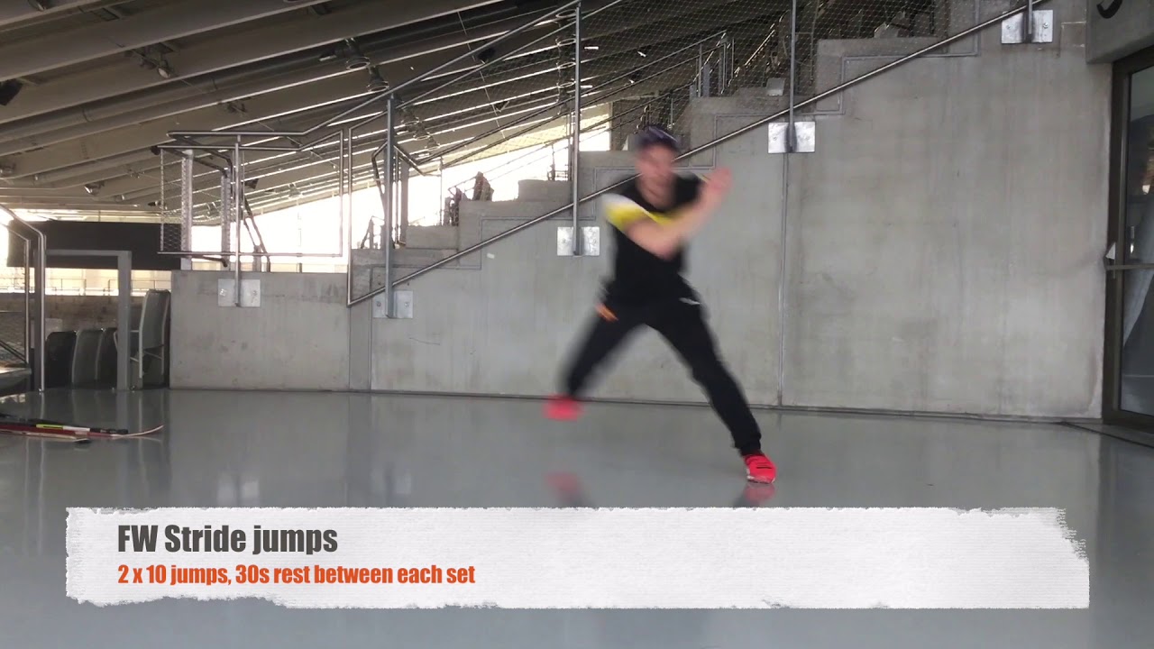 8 FW Stride jumps - YouTube