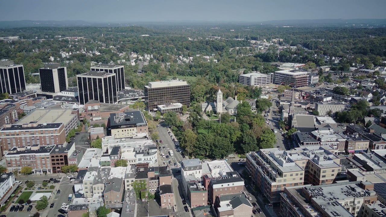 Fimi X8 SE 2020 sample aerial footage of Morristown, New Jersey, USA