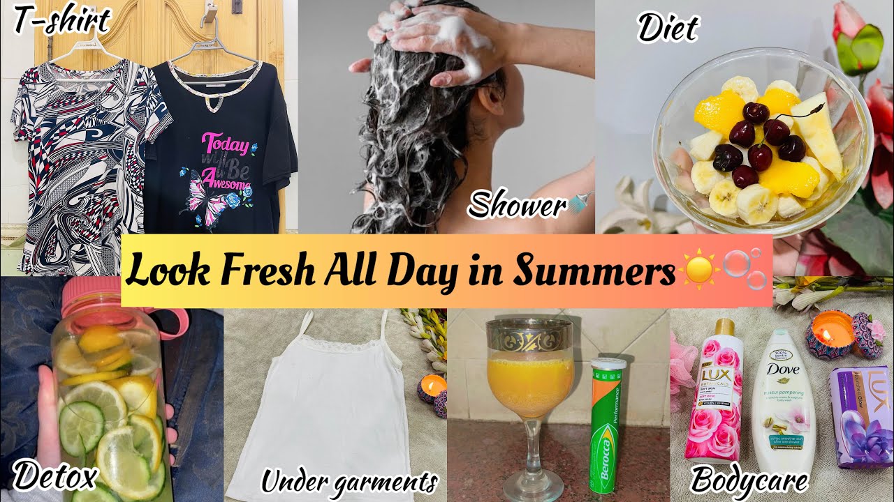 How to look FRESH all day in SUMMER🌸 - YouTube