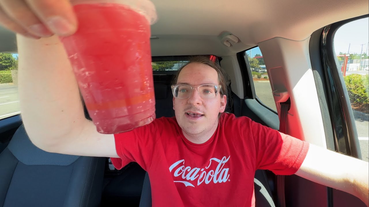 Fiery strawberry sprite Burger King exclusive review - YouTube