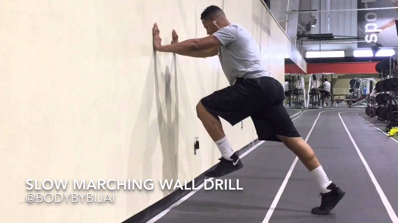 Slow marching wall drill - YouTube