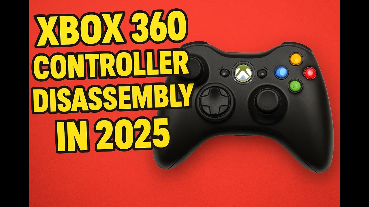 Xbox 360 controller disassembly & reassembly - YouTube