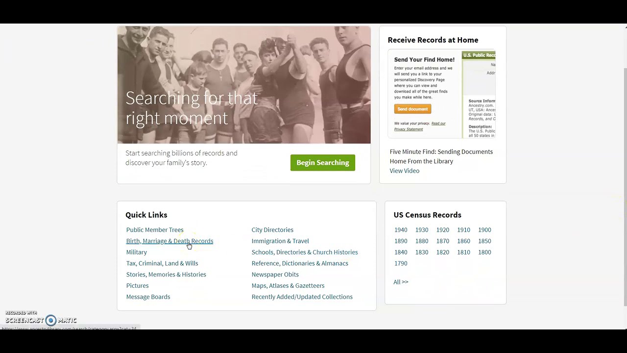 Ancestry Library Edition - YouTube