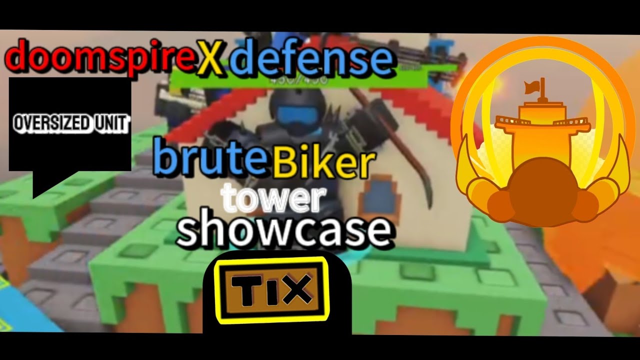 brute biker is built different unit showcase doomspire defense roblox ...