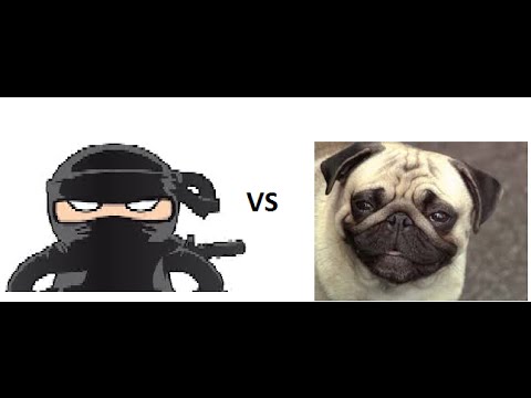 Ninja vs Mops | Move or Die #1 - YouTube
