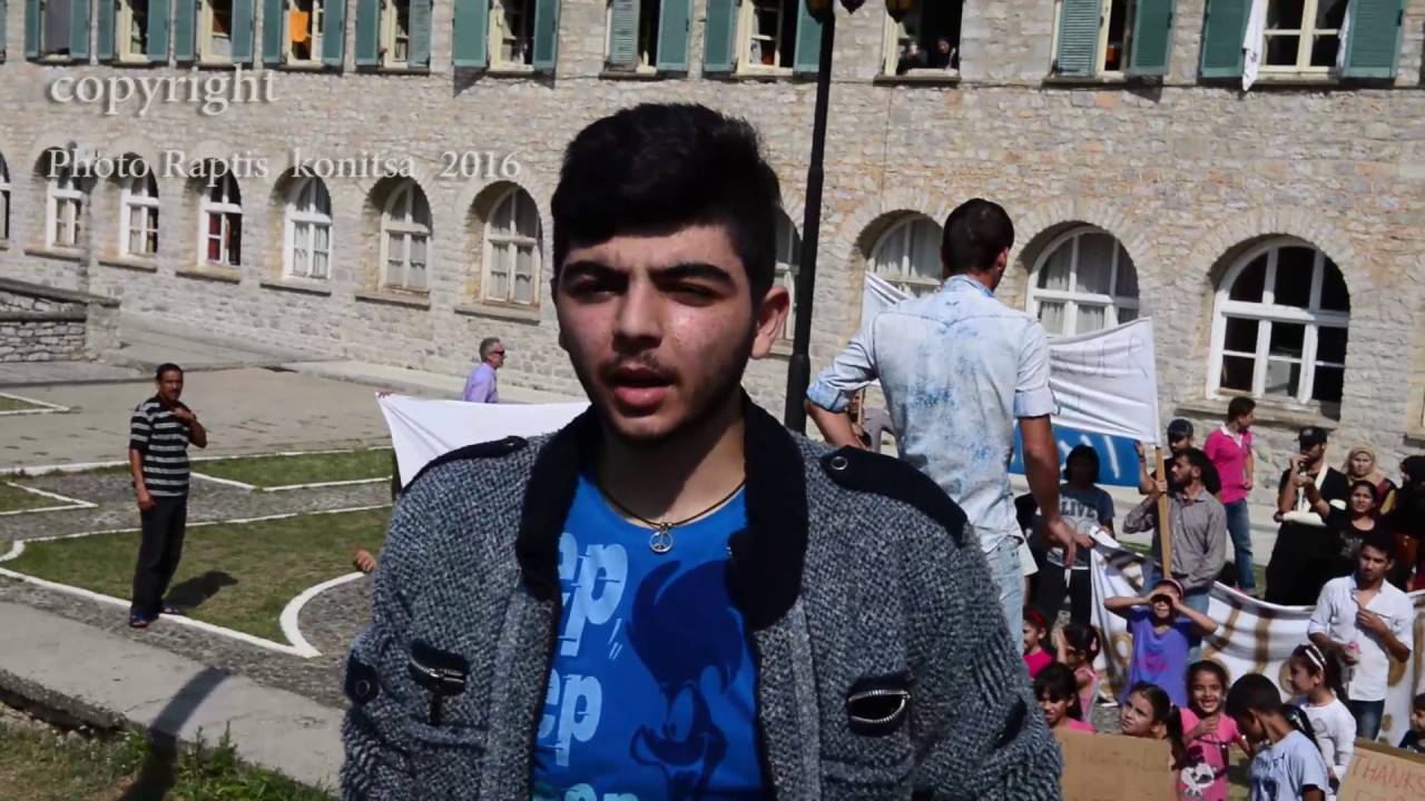 ΕΙΡΗΝΙΚΗ ΔΙΑΜΑΡΤΥΡΙΑ ΣΥΡΙΩΝ ΠΡΟΣΦΥΓΩΝ ΚΟΝΙΤΣΑ 1 - 9 - 2016 - YouTube