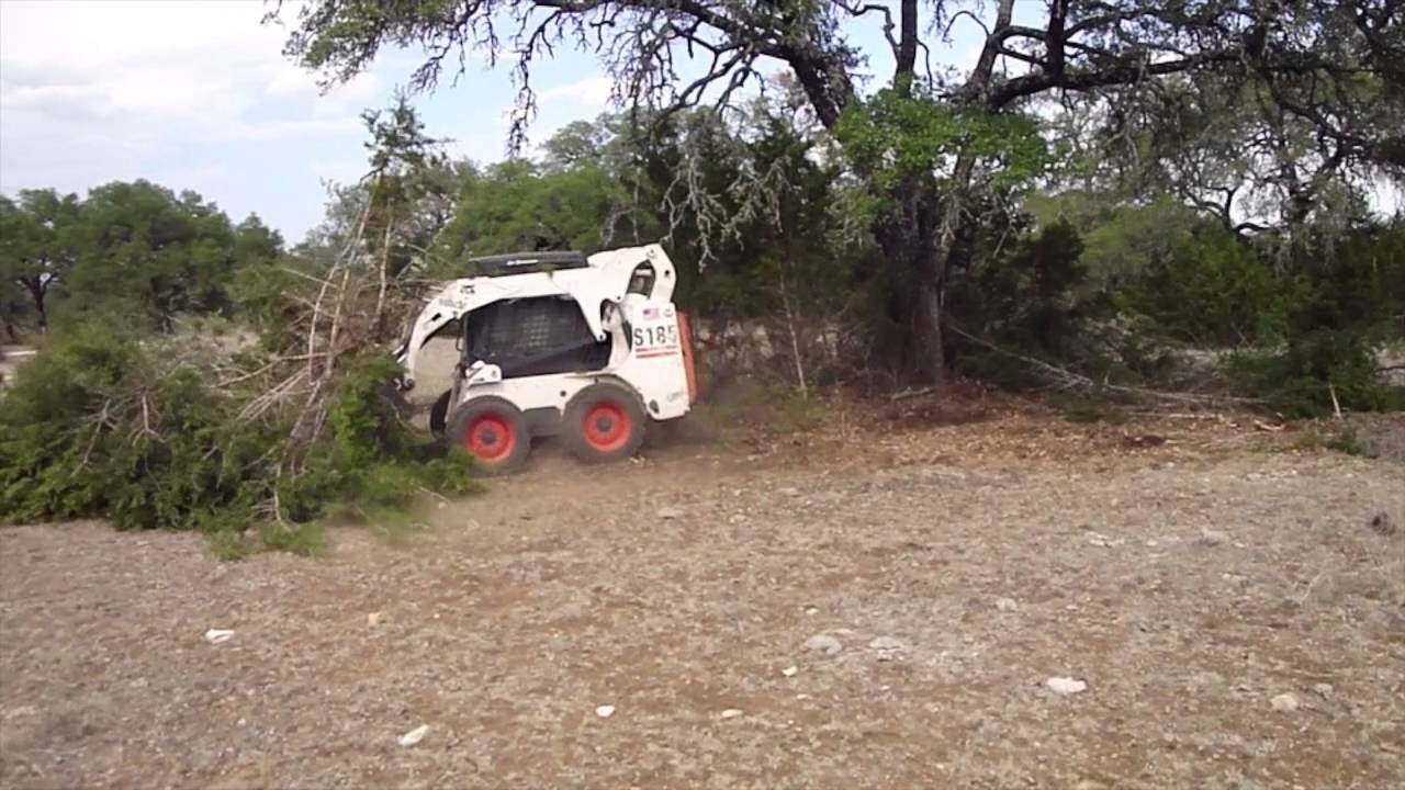 Tractor Tree Shear - YouTube