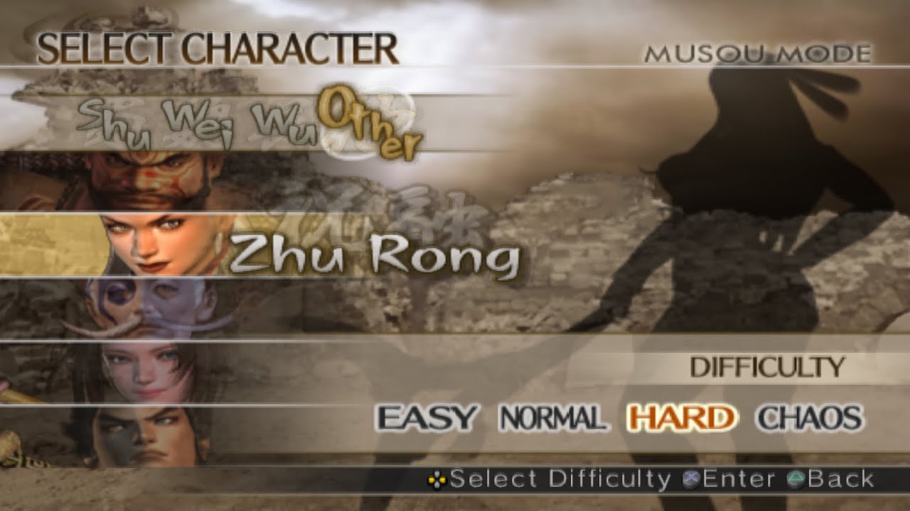 Dynasty Warriors 5 Zhu Rong Musou Hard and 4th Weapon - YouTube