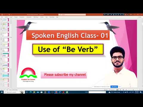 Spoken English Class| Topic: Use of Be verb in detail's - YouTube