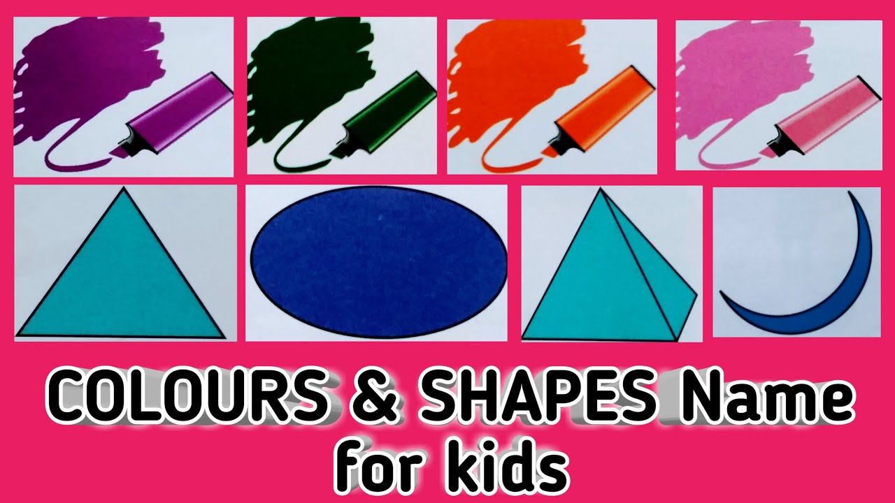 Colours||Shapes|Colour&Shapes name|colourshape withpictures ...