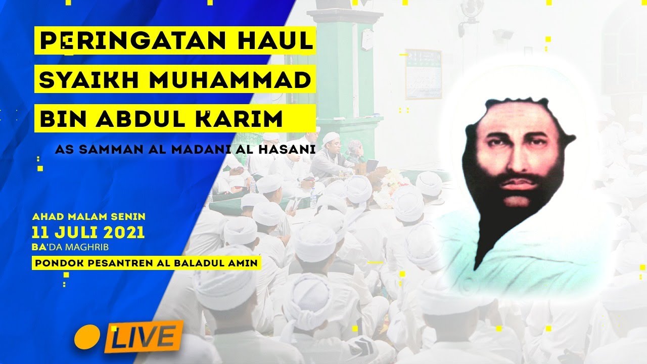 Haul Syech Muhammad Samman Al Madani bersama Asatidz dan Santri PonPes ...