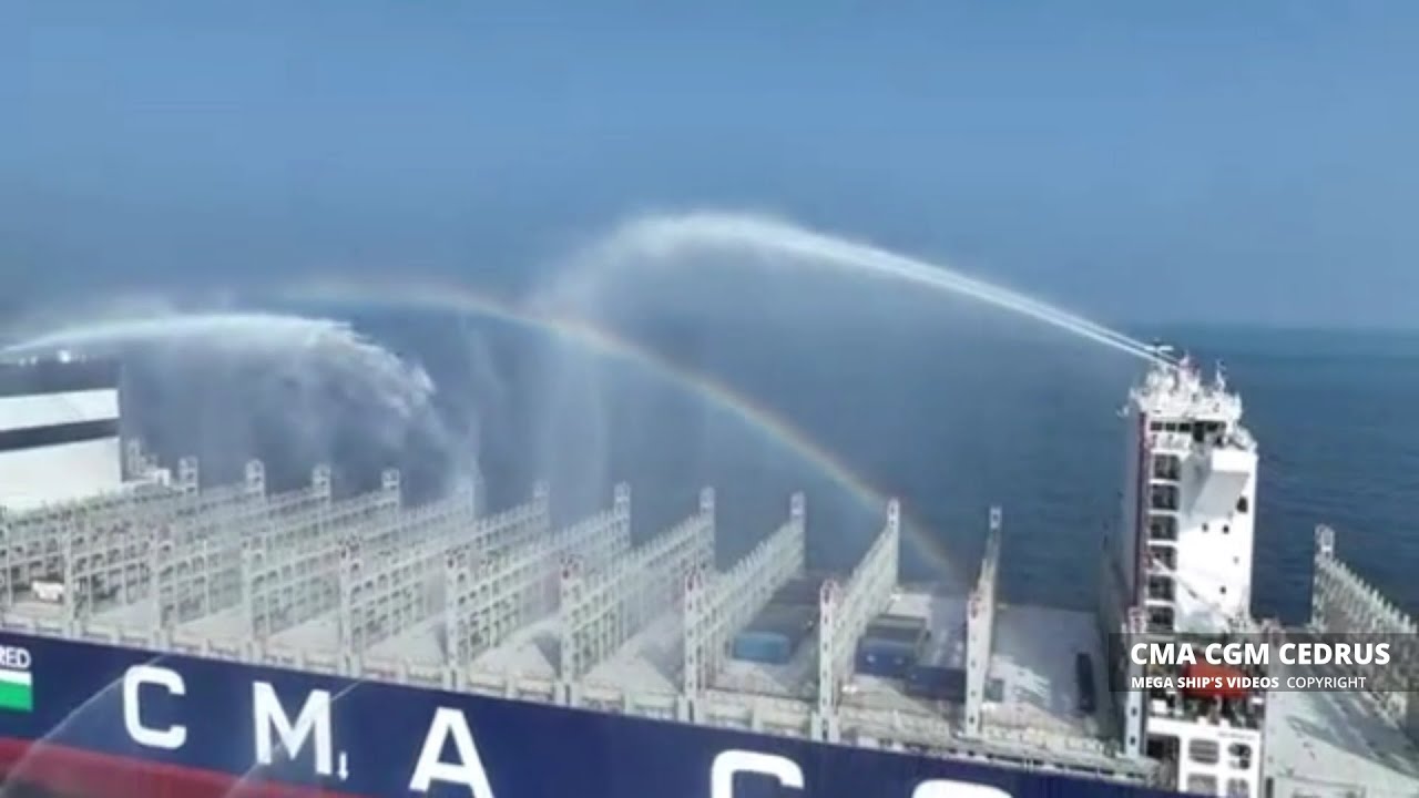 CMA CGM Cedrus | New build container vessel 15000 TEU 2024 - YouTube