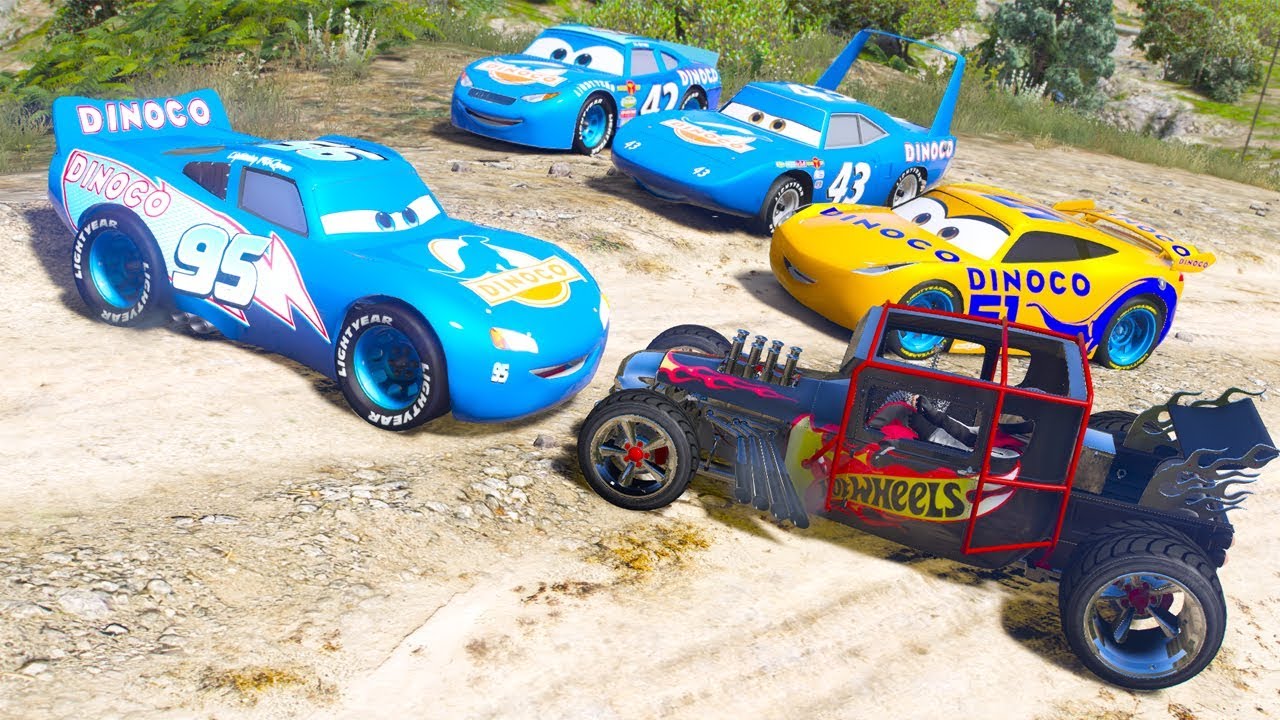 HOT WHEELS vs DINOCO TEAM PARKOUR RACE - YouTube