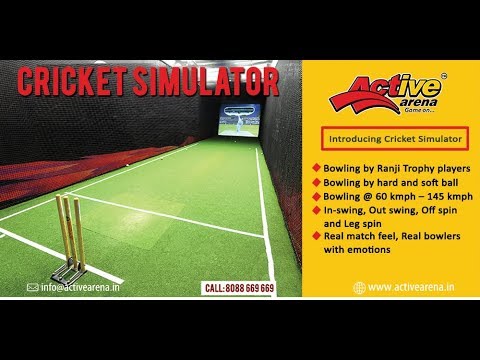 Box Cricket Simulator in Bangalore | Active Arena - YouTube