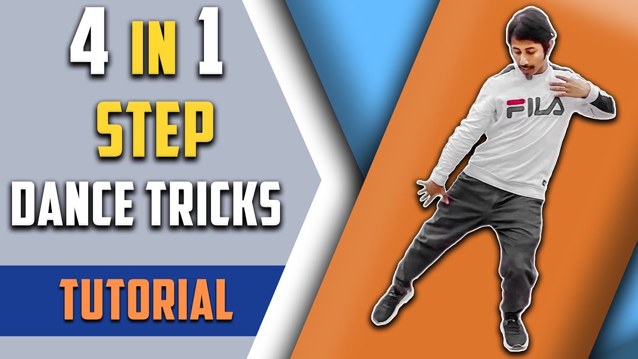 4 in 1 Step Dance Tricks । Tutorial For Beginners । Dance Tricks ...