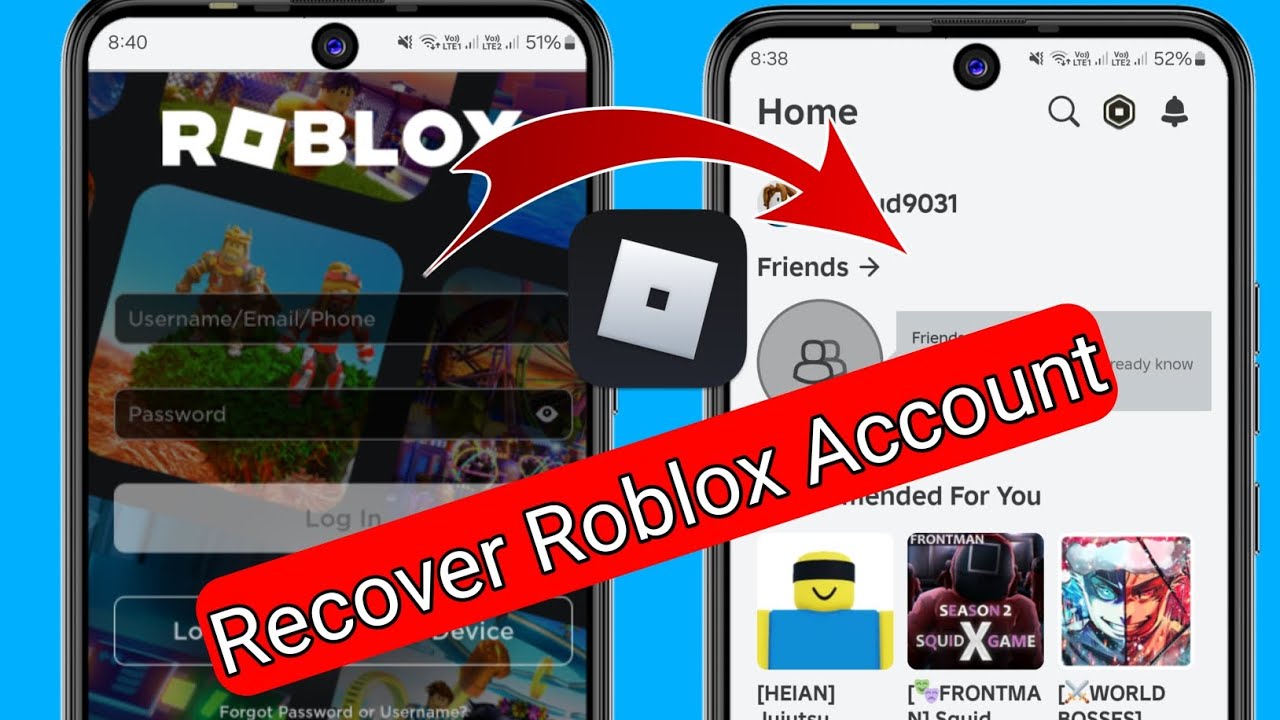 Recover Roblox Account Without Email or Phone Number(New 2025 ...