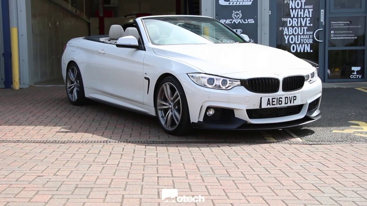 BMW 435d x drive Eibach springs wheel spacers M Perf body kit - YouTube