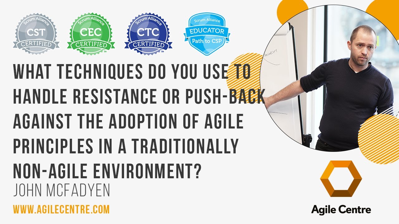 What techniques do you use to handle resistance or push back against ...