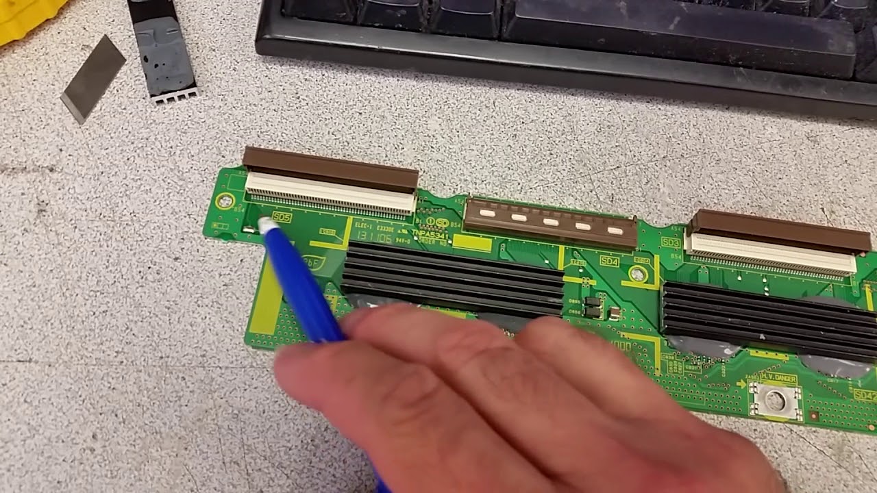 How plasma TV buffer boards work and how to troubleshoot and repair ...