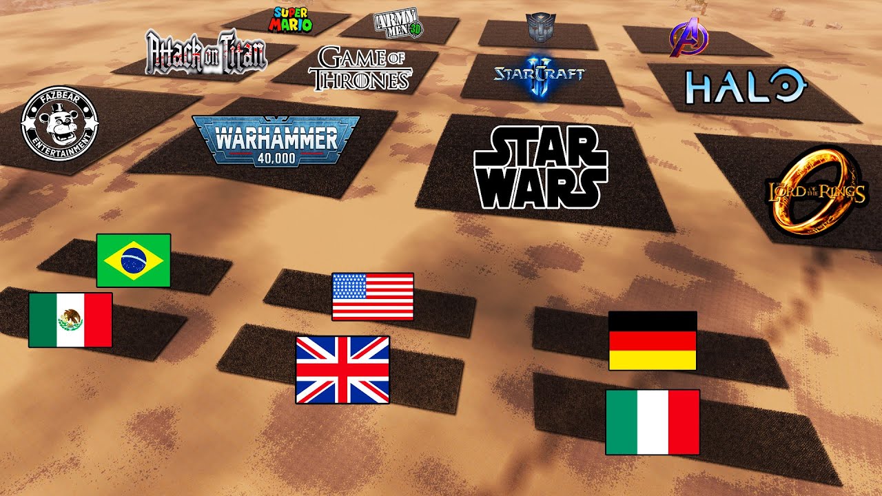 Every EARTH Army VS EVERY FANTASY ARMY! - UEBS 2: Ultimate Epic Battle ...