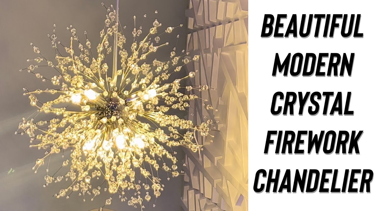 Modern Firework Chandelier From The VerRon Store - YouTube
