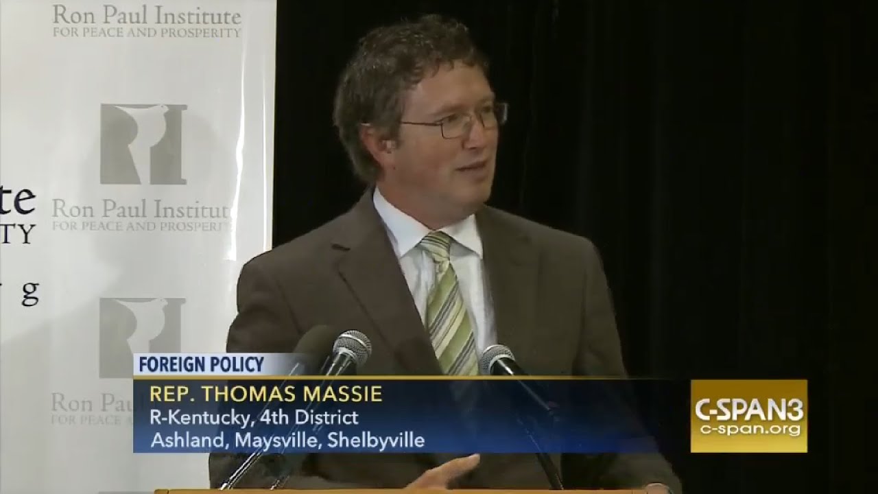 Rep. Massie Speaks at 2016 Ron Paul Institute for Peace and Prosperity ...